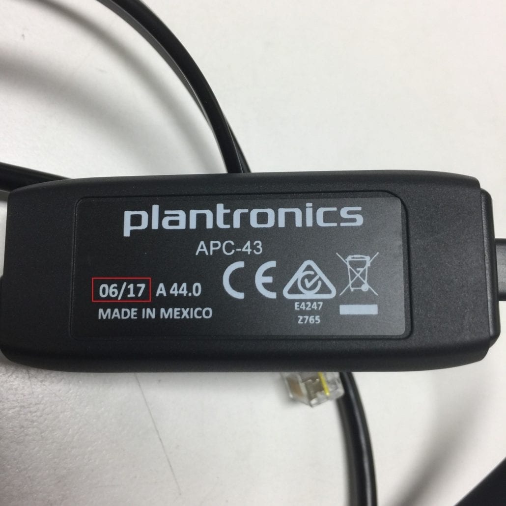 Plantronics EHS Cable APC-43 - Call One, Inc